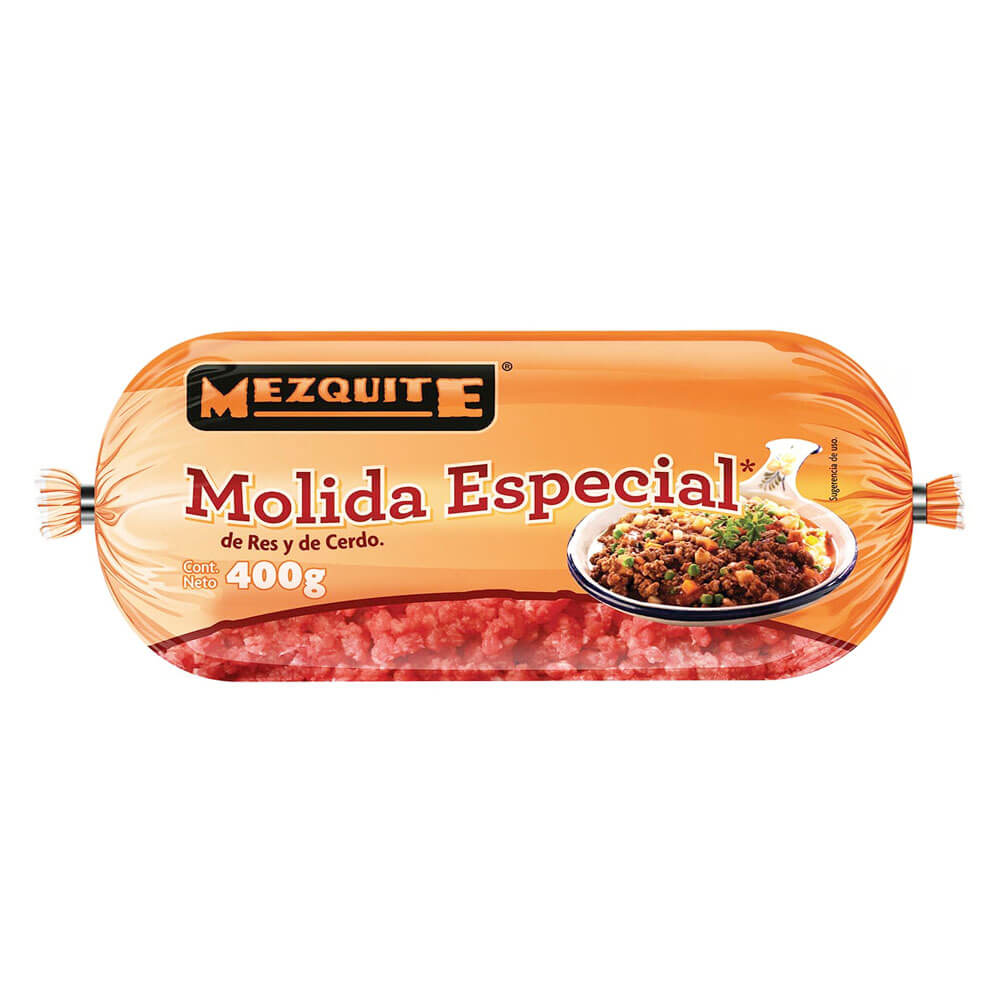 Molida Especial de Res y Cerdo Mezquite 400 g | MOISANER Gourmet
